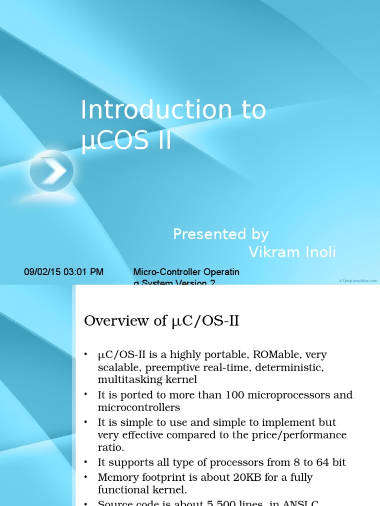 uCOS II | PDF | Areas Of Computer Science | Computer Hardware