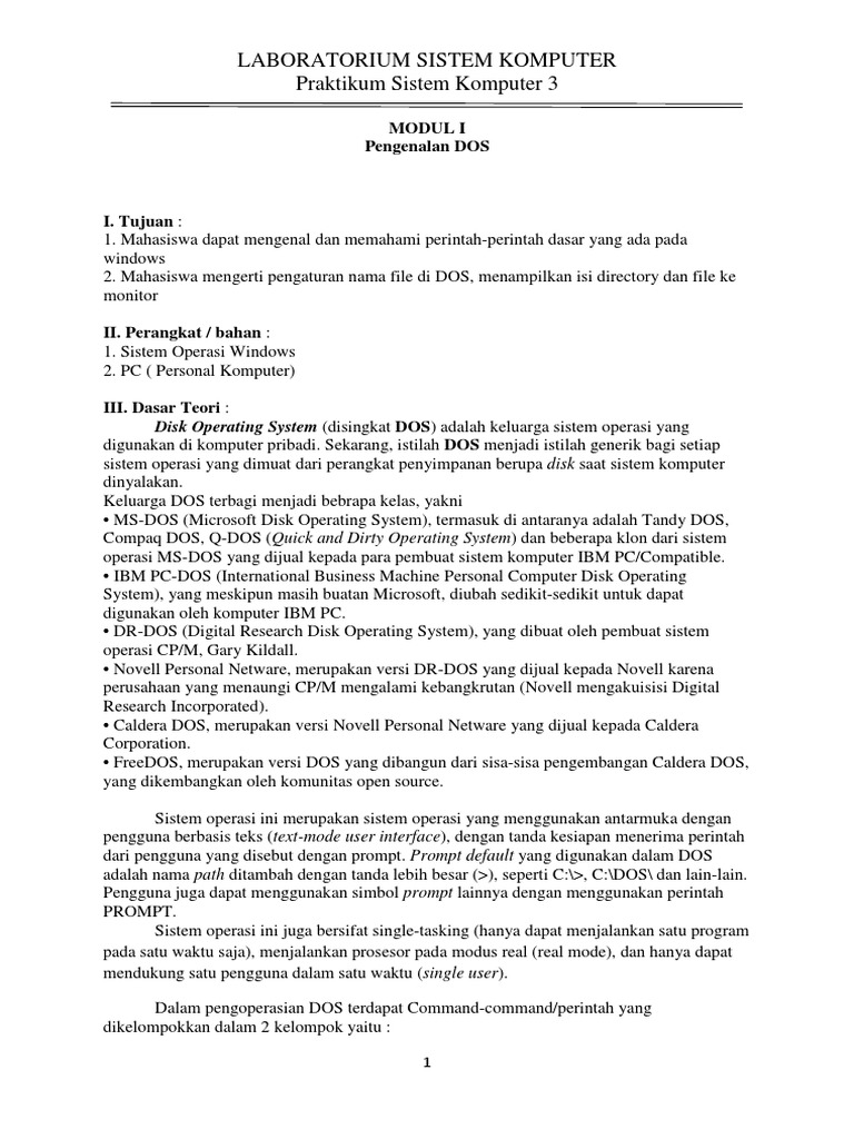 Modul Sisop | PDF | Seni | Komputer