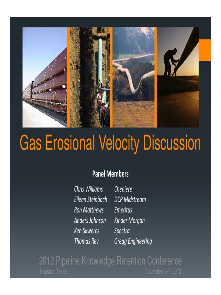 Erosional Gas Velocity | PDF | Gases | Erosion