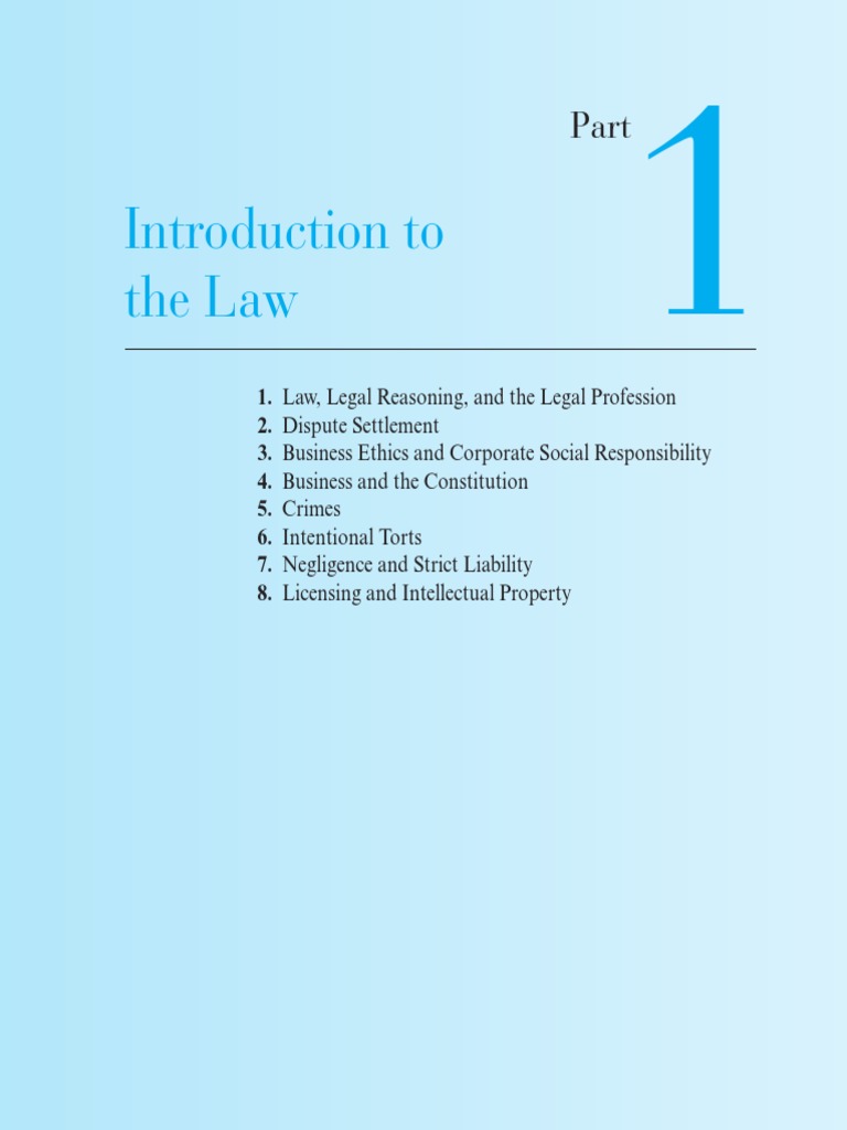 Intro To Law | PDF | Politics | Law