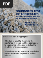 6 Soundness Test of Aggregates (Is-2386-Part-5) | PDF | Physical ...