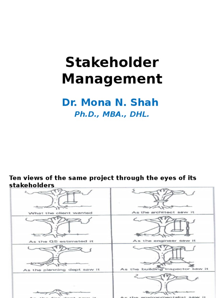 7 Stakeholder Management Pdf Stakeholder Corporate Consultant