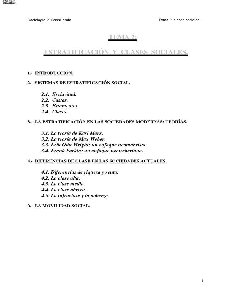 Clases Sociales | PDF | Estratificación social | Desigualdad social