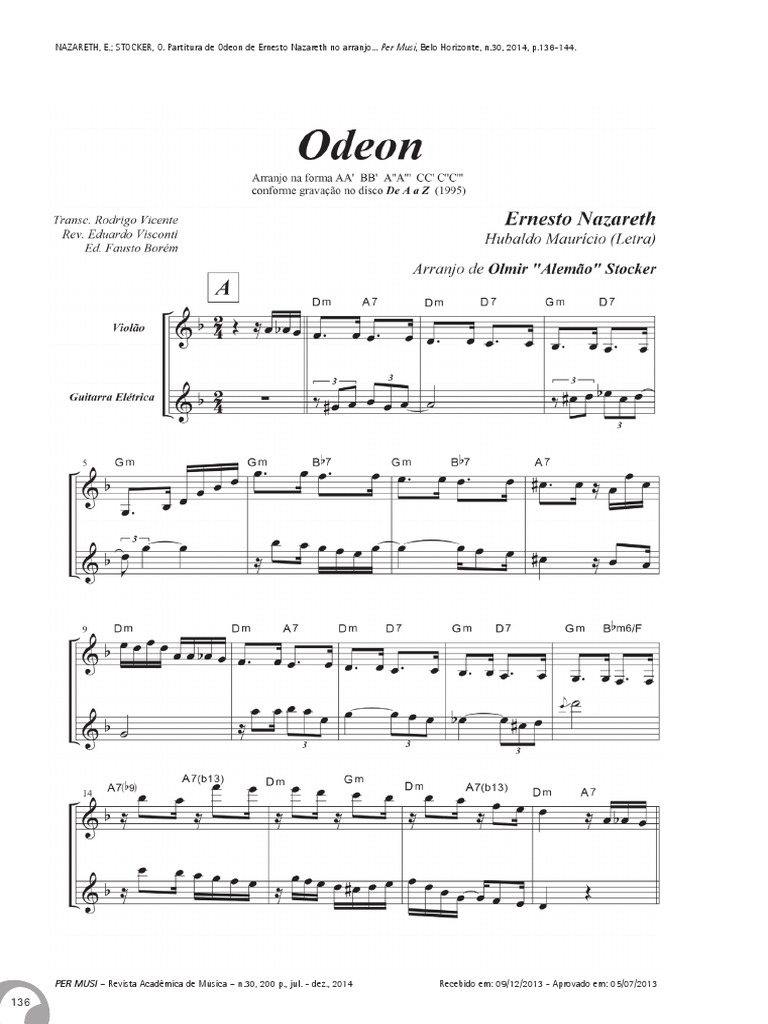 Odeon Olmir Stocker Partitura | PDF