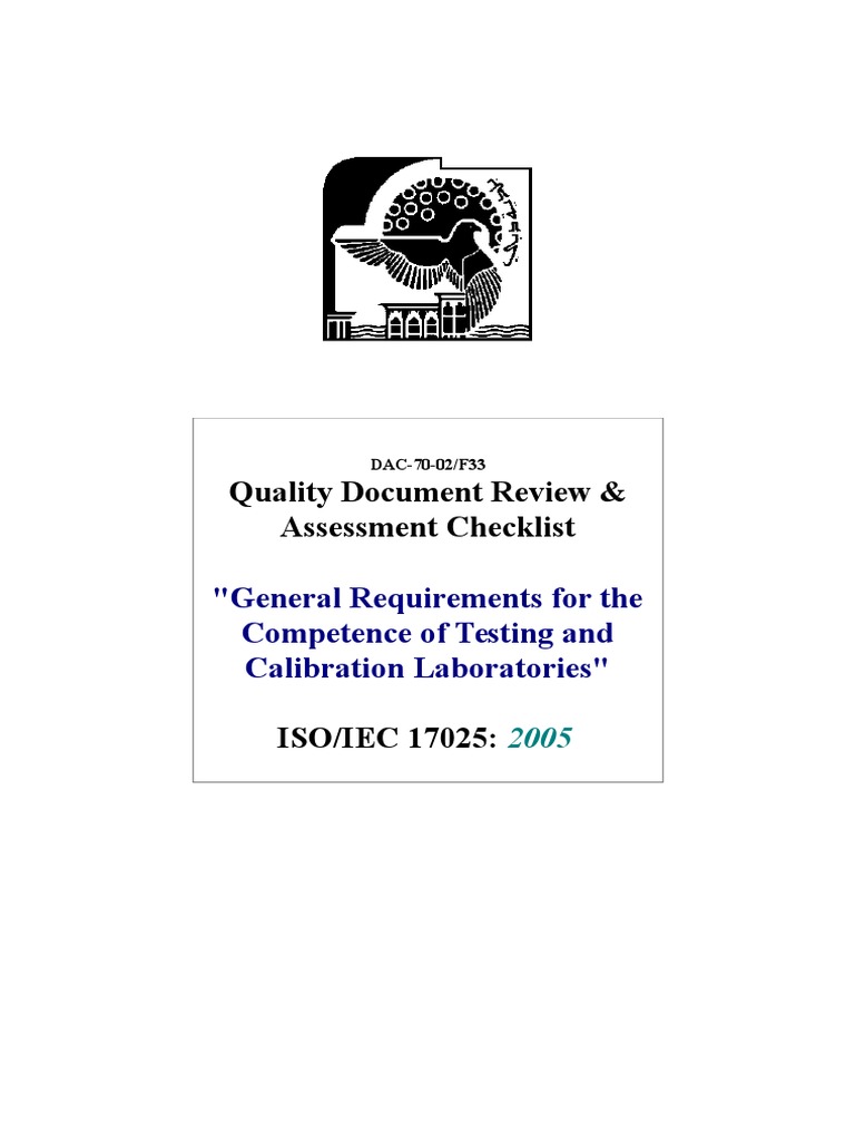 Quality Document Review & Assessment Checklist | PDF | Calibration | Verification And Validation