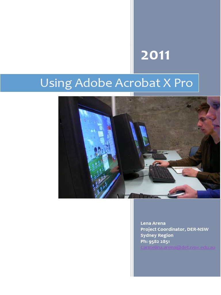 Using Adobe Acrobat X Pro | PDF | Portable Document Format | File Format