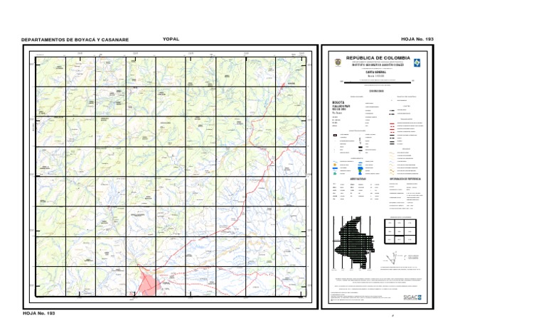 Plancha Igac | PDF | Mapa | Geomática