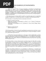 Form No. 64. (Tagalog) Huling Habilin o Testamento | PDF