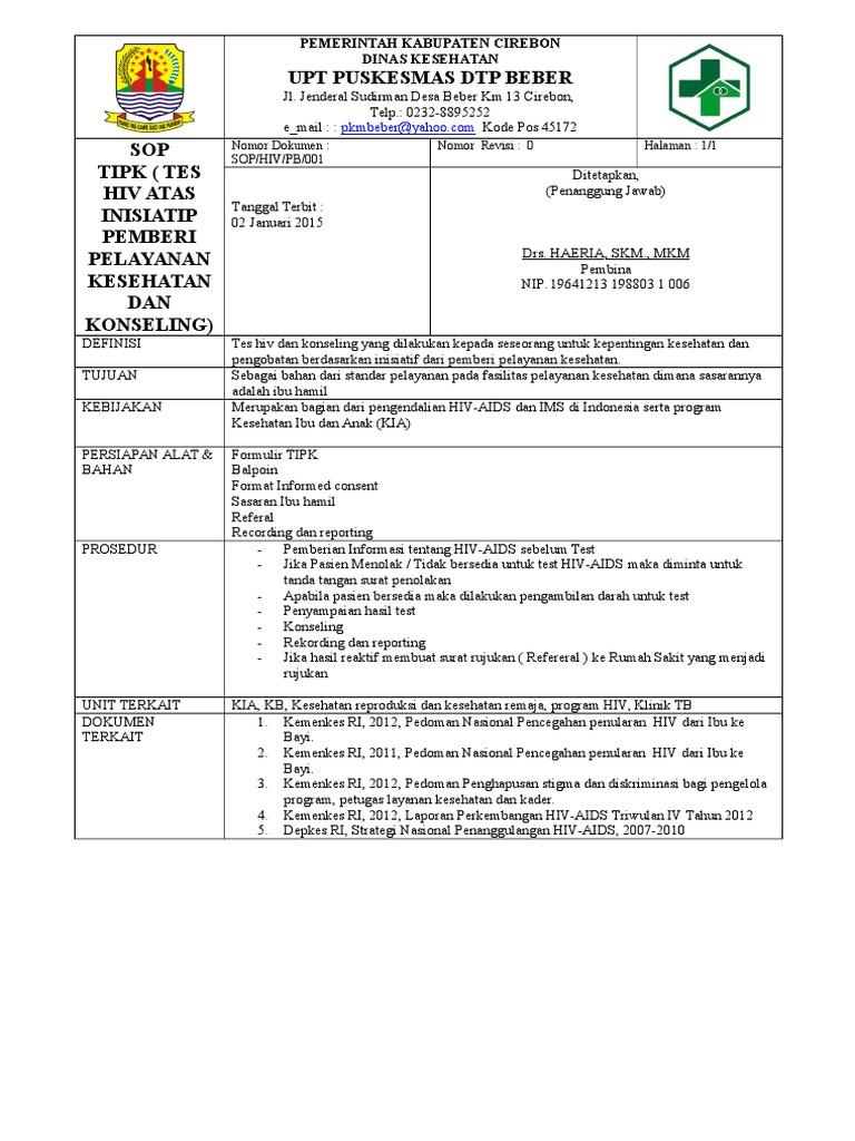 Kop Spo Tipk Hiv | PDF