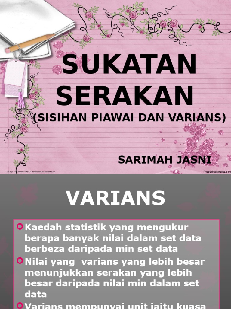 Sukatan Serakan | PDF
