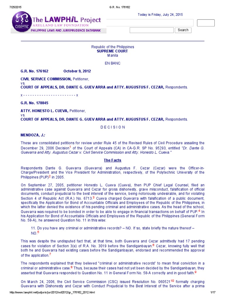 CSC | PDF | Jurisdiction | Complaint