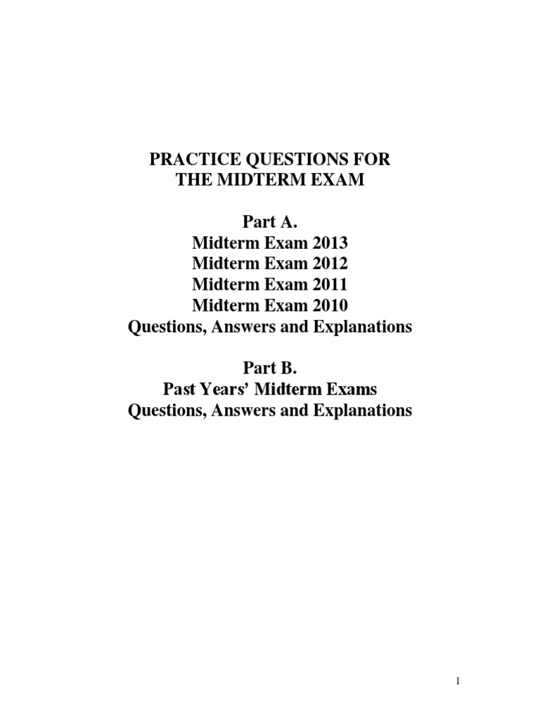 291 Practice Midterms and Solutions | PDF | Confidence Interval | Standard Deviation