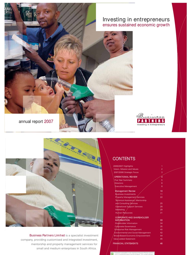 Business Partners Annual Report - 2007 | PDF | Business