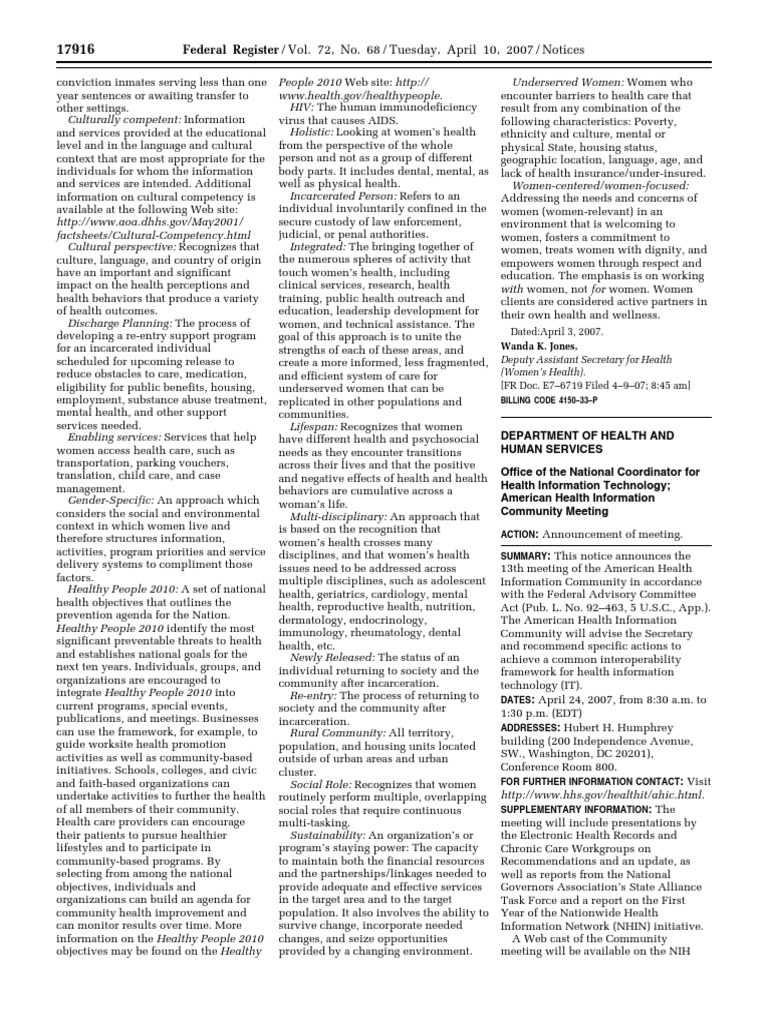 Notice: Grants and Cooperative Agreements Availability, Etc.: American ...