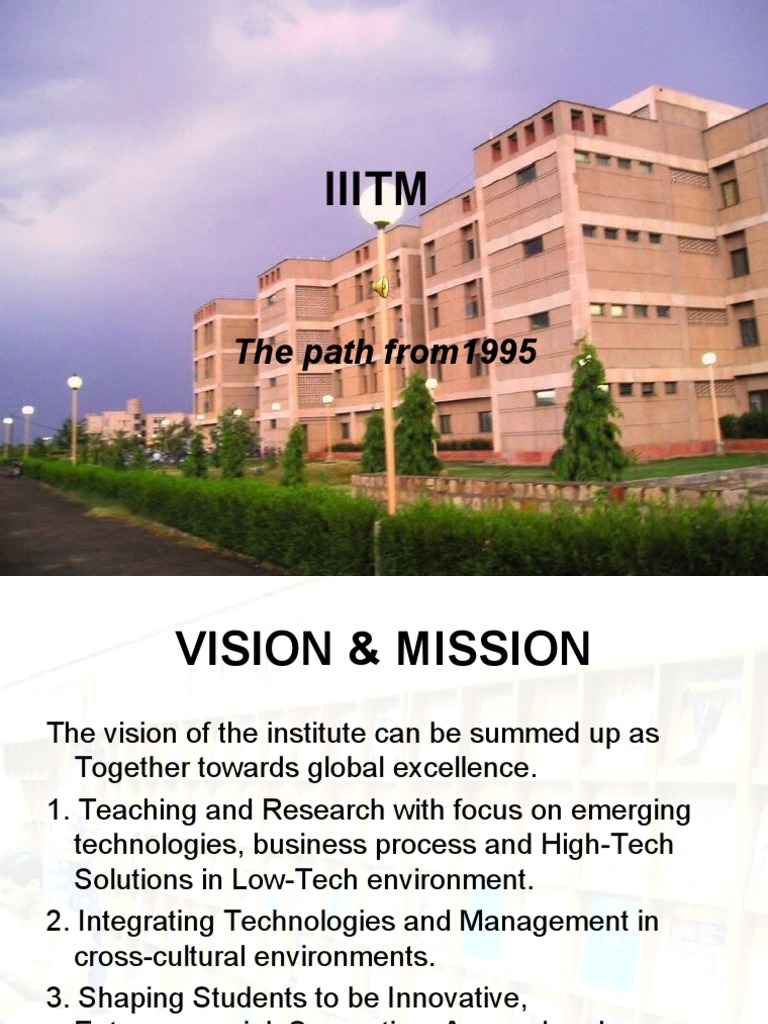 IIITM Gwalior History | PDF | Information Technology | Product Lifecycle