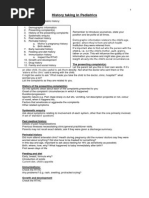 Paediatric History OSCE Checklist Geeky Medics | PDF | Caregiver ...