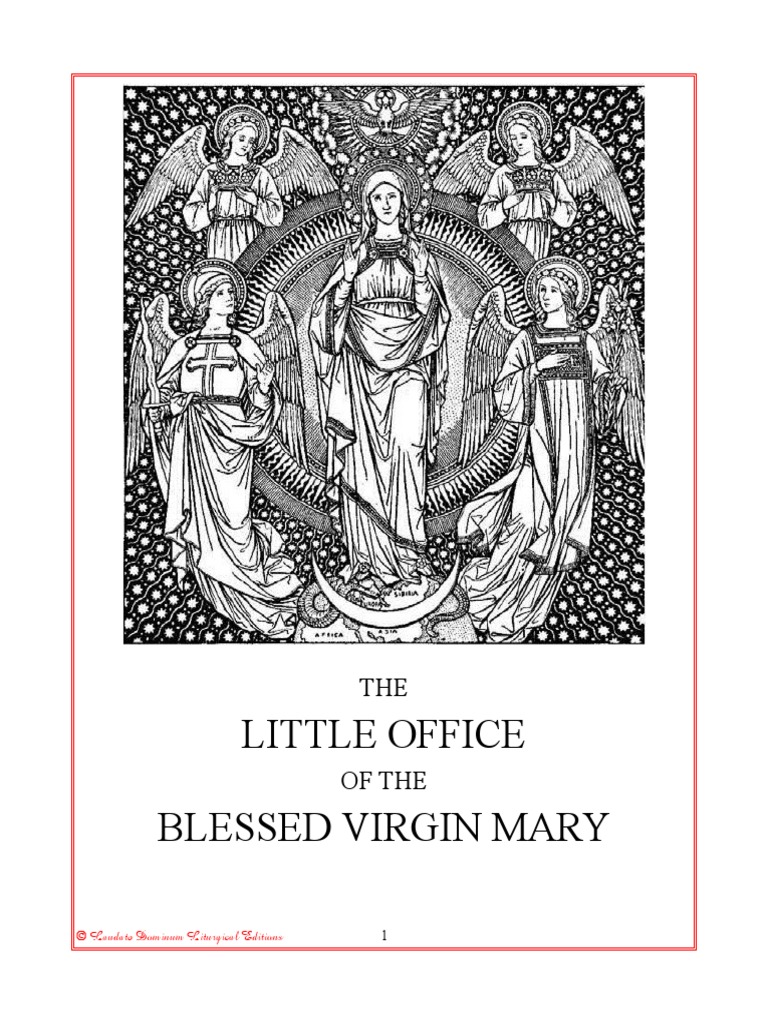 The Little Office of The Blessed Virgin Mary | Christian Prayer | Mary ...
