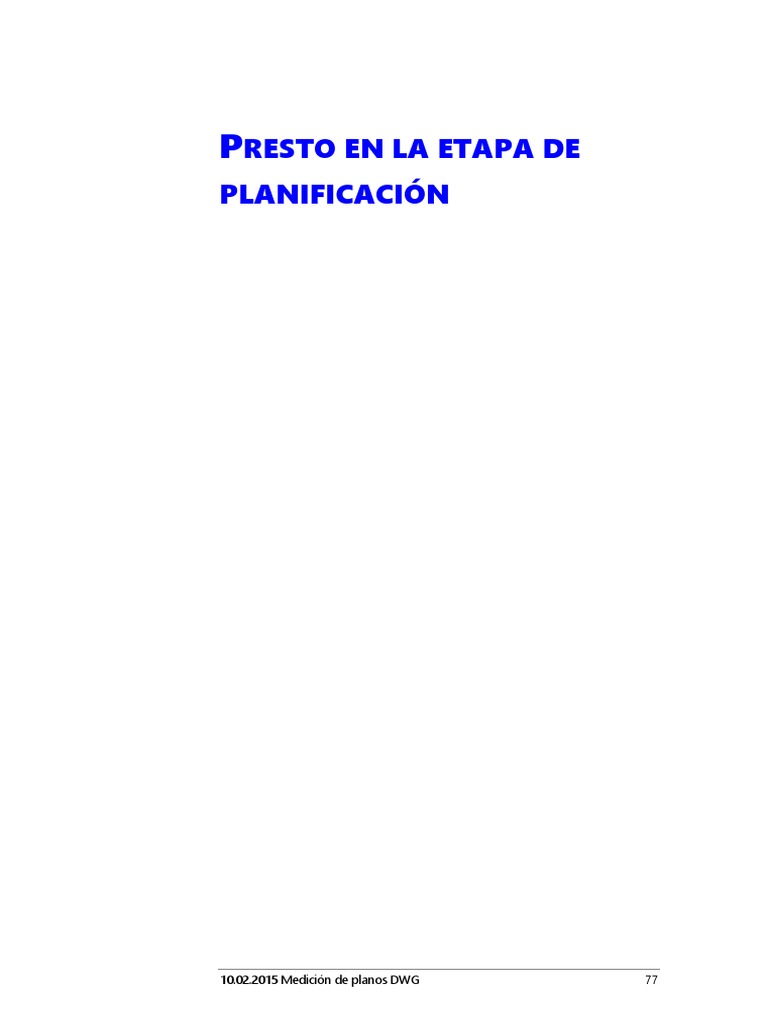 Catalogo Presto Planificacion | PDF | Presupuesto | Planificación