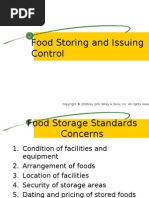 Food Storage & Issuing Guide | PDF | Chef | Records Management