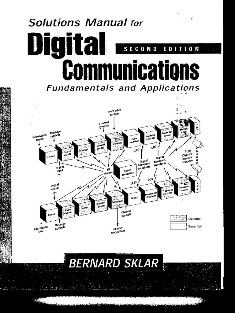 Solution Manual Digital Communication by Bernard Sklar | PDF