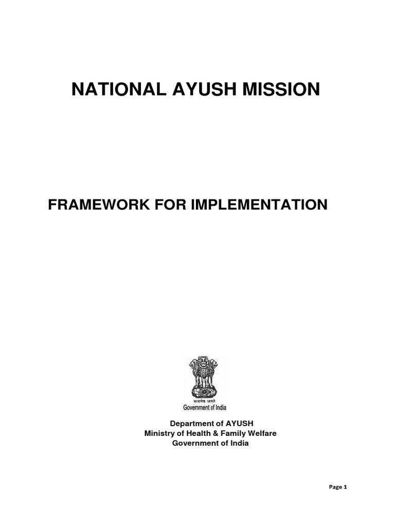 National AYUSH Mission | Preventive Healthcare | Health Education