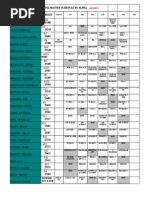 Master Schedule 2025-2026 Overview | PDF