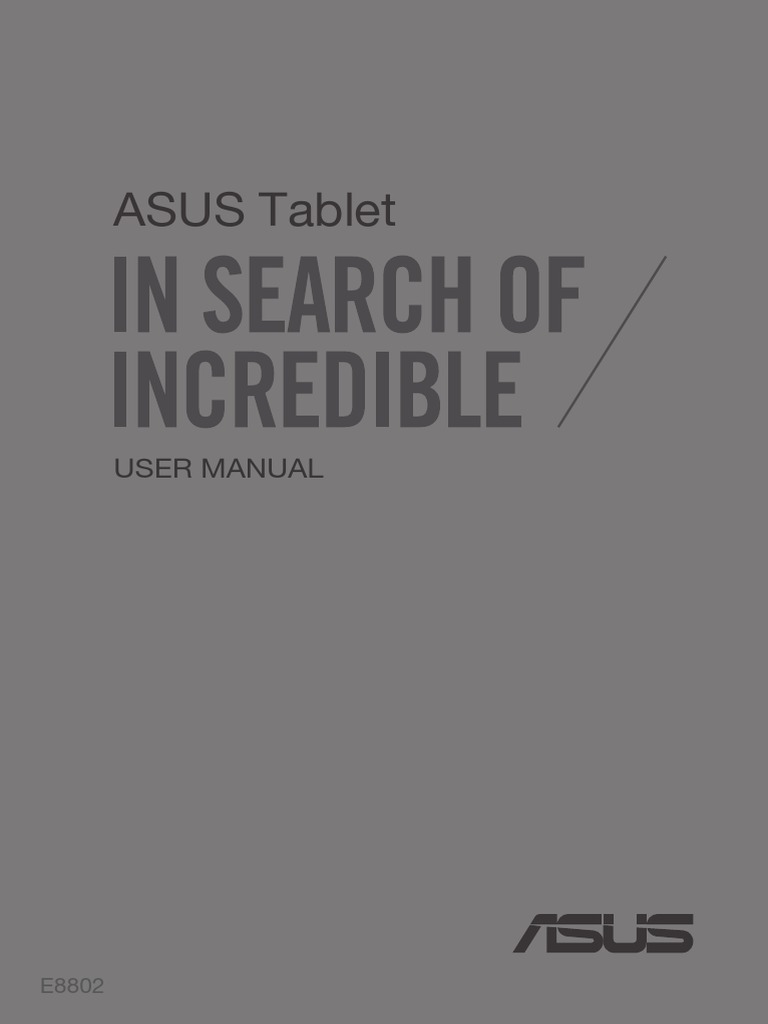 ASUS Tablet: User Manual | PDF | Gmail | Email