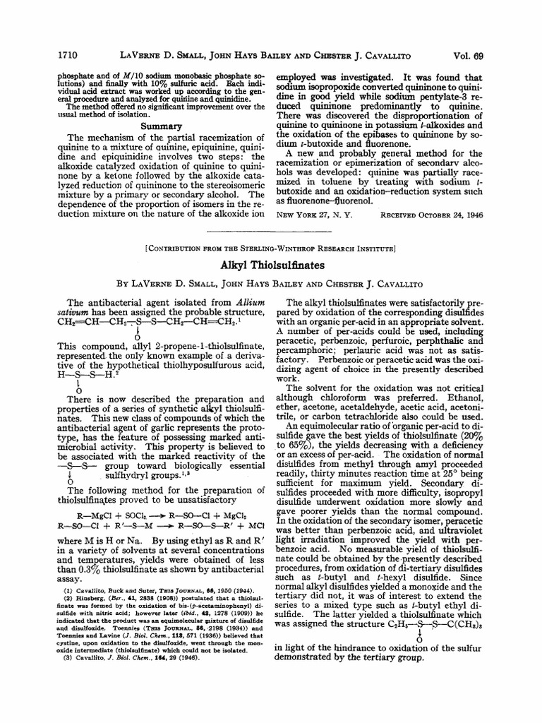 Was Sodium: J. 69 It That Sodium in Good | PDF | Thiol | Solubility