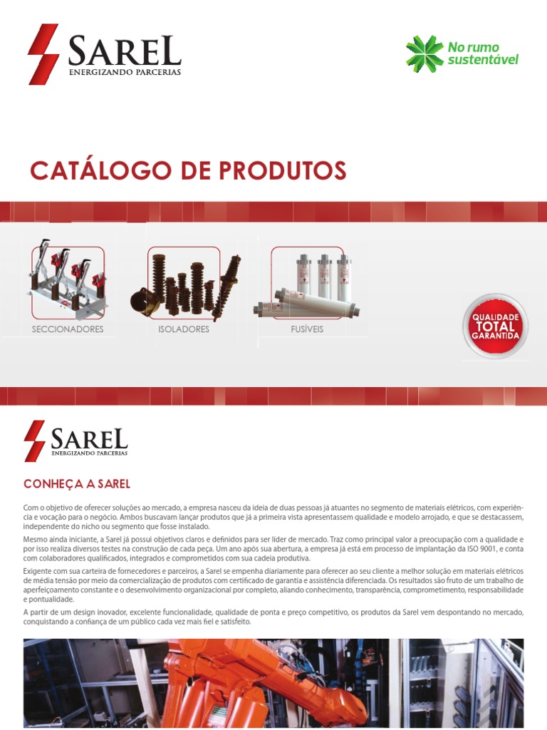 Sarel | PDF | Qualidade (negócios) | Fusível (elétrico)