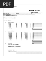 Form BAP KAS (Cash Opname) | PDF