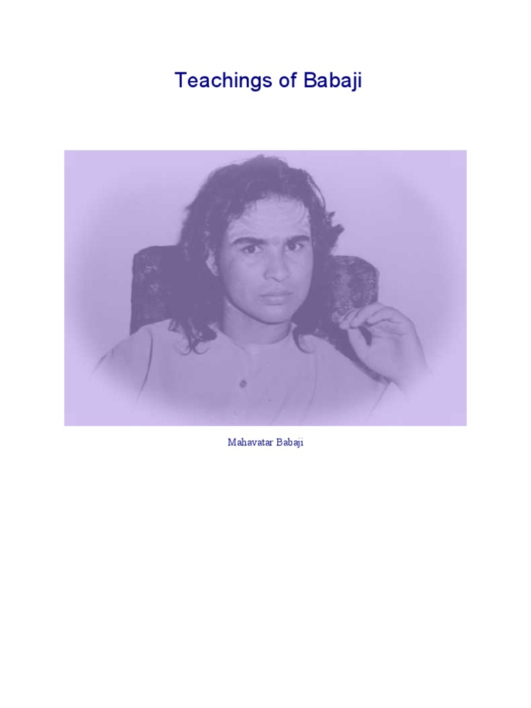 Teachings of Babaji | PDF | Mantra | Religious Behaviour And Experience