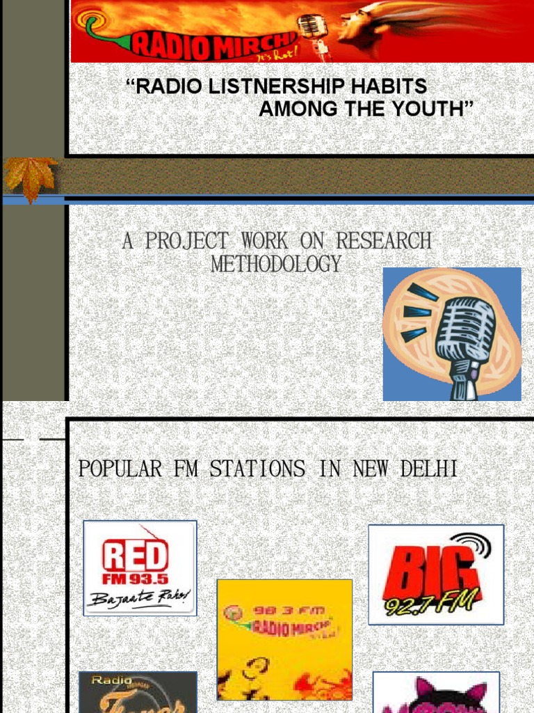 Youth Radio Listenership in New Delhi | PDF | Audience Measurement ...