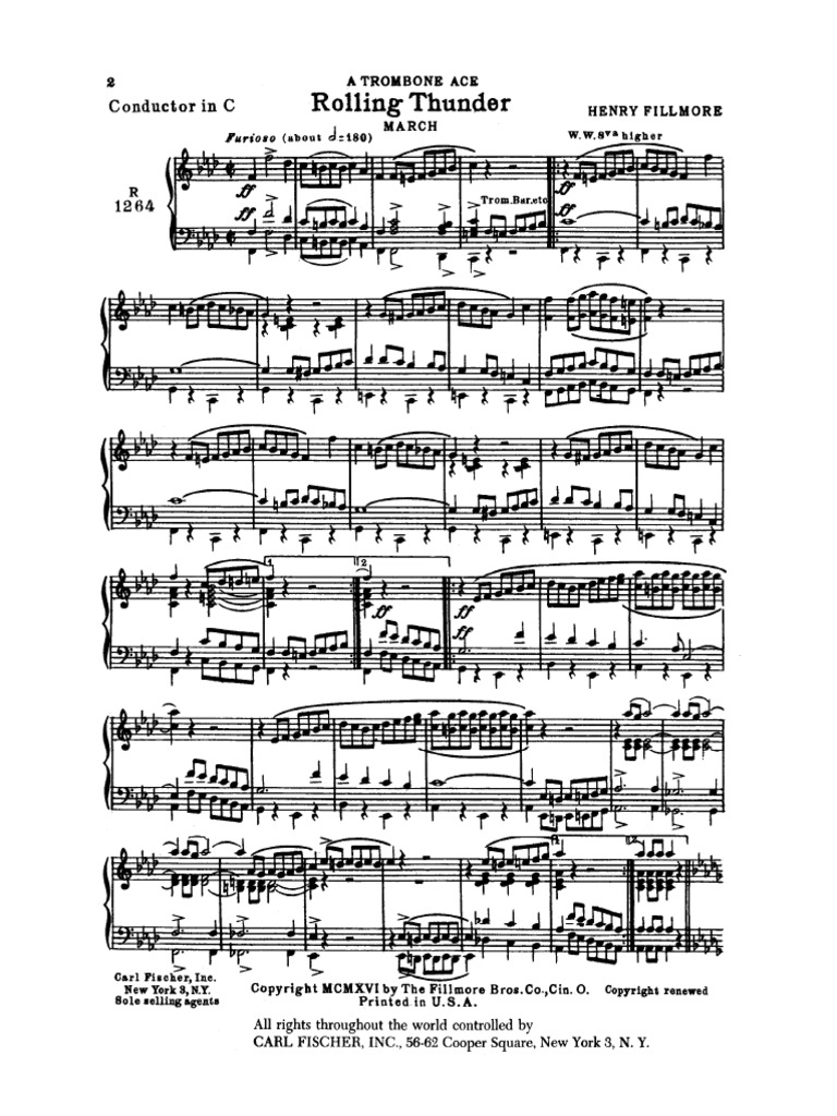 Rolling Thunder - Henry Fillmore | PDF | Entertainment (General)