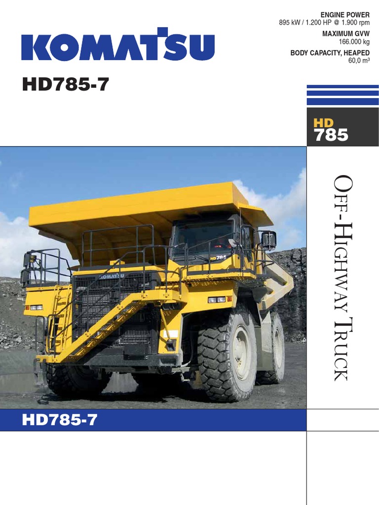 Komatsu HD785-7 | Automatic Transmission | Transmission (Mechanics)