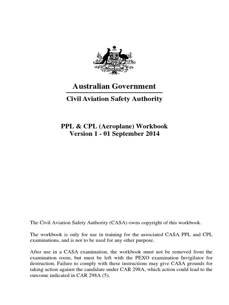 PPL CPL Workbook | PDF | Aviation | Aerospace