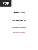 Training Bond Agreement | PDF | Bonds (Finance) | Employment