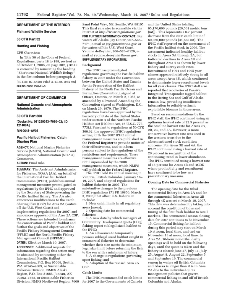 Rule: Fishery Conservation and Management: Alaska Fisheries of ...