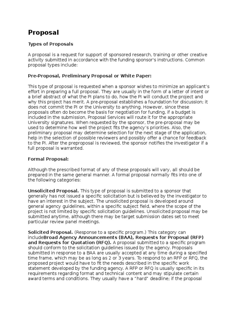 Project Proposal Justification Example