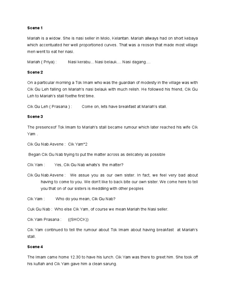 Role Play Script | PDF