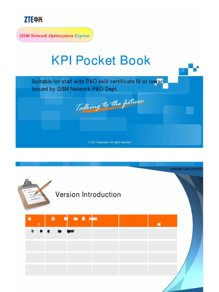 GSM Network Optimization Express-Kpi Pocket Book v1 PDF | PDF | Performance Indicator ...
