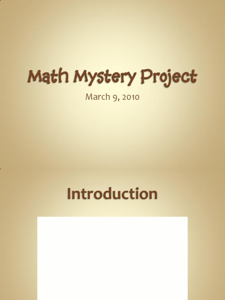 Math Curse Power Point - 030410 | PDF | Wiki | Mystery Fiction