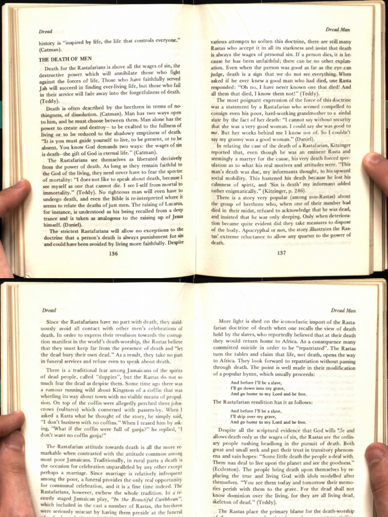 Joseph Owens - Dread-The Rastafarians of Jamaica | PDF