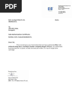 OEM Authorization Letter Template | PDF | Career & Growth | Computers