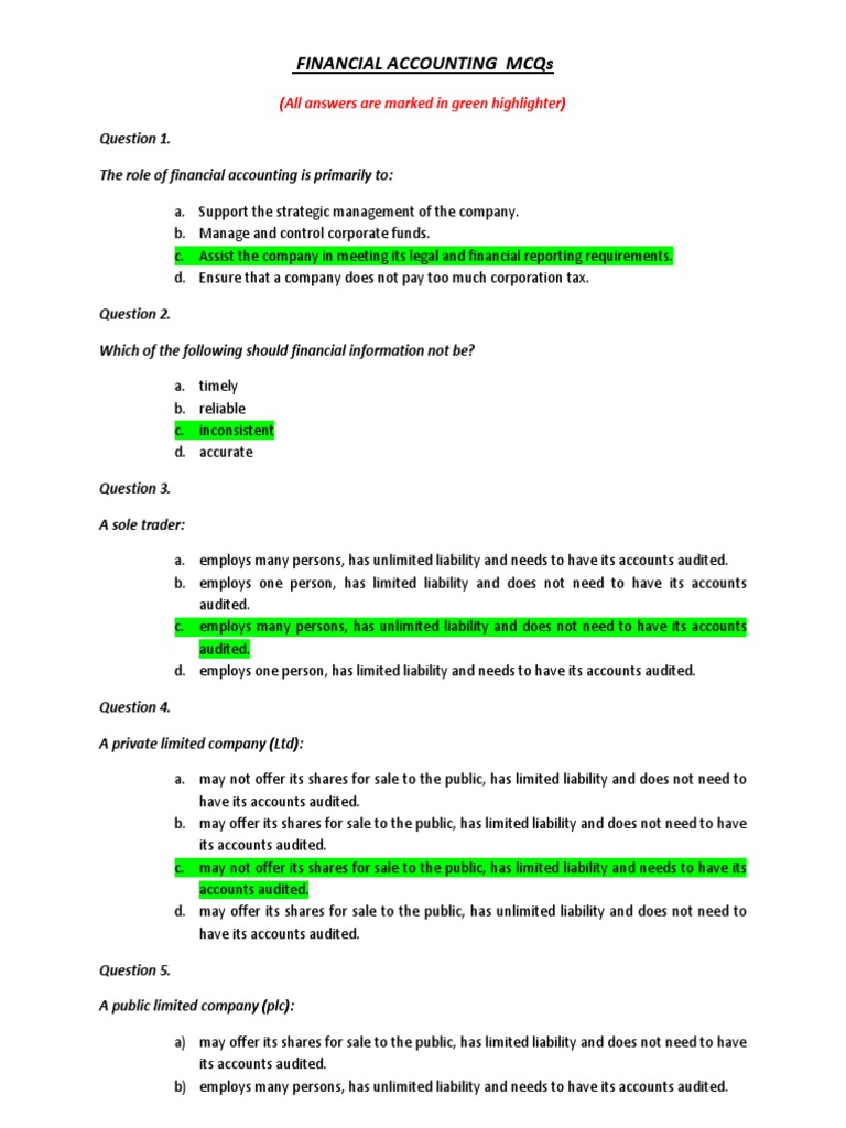 Financial Accounting | Download Free PDF | Cash Flow Statement | Debits ...