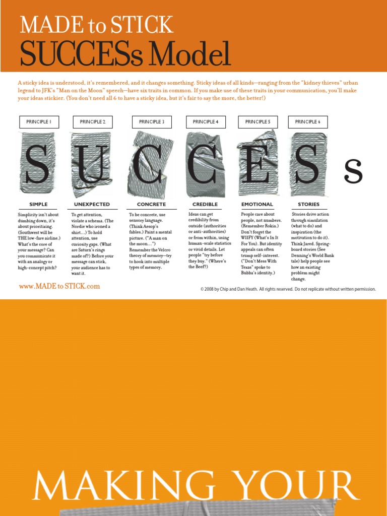 Outline of Made To Stick | PDF | Career & Growth