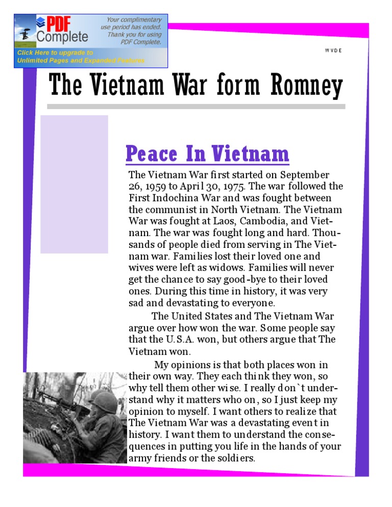 Vietnam War: A Devastating History | PDF