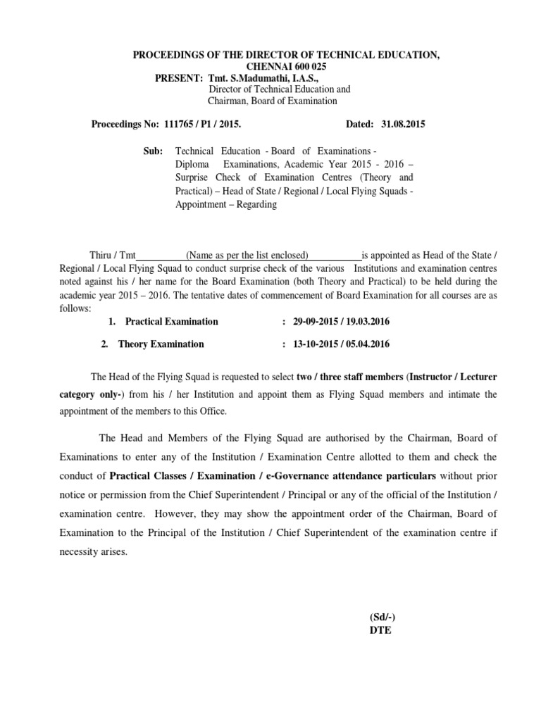 Revised On Flying Squad October & April - 2015 - 2016 | PDF | Identity ...