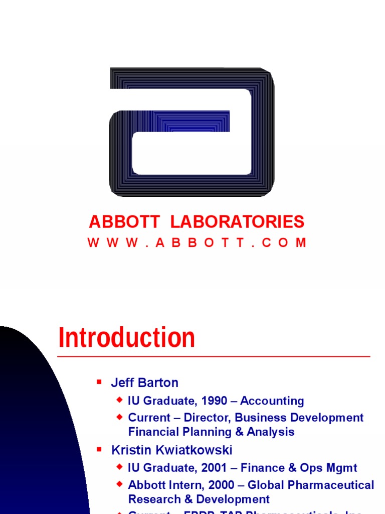 Abbott Labs | PDF | Abbott Laboratories | Mentorship