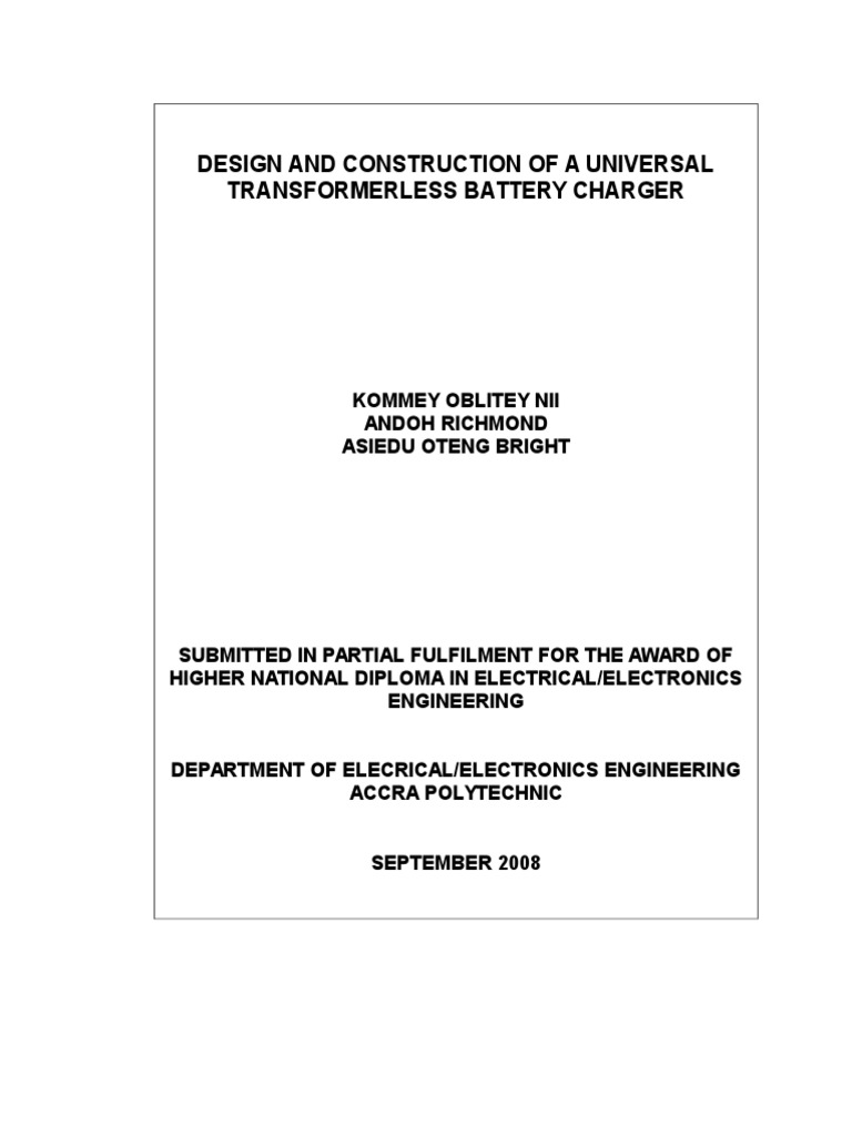 UTBC | PDF | Relay | Rectifier
