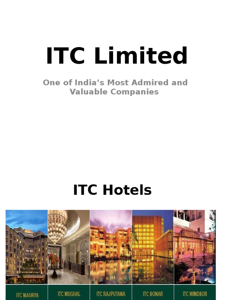 Itc Hotels | PDF | Brand | Revenue